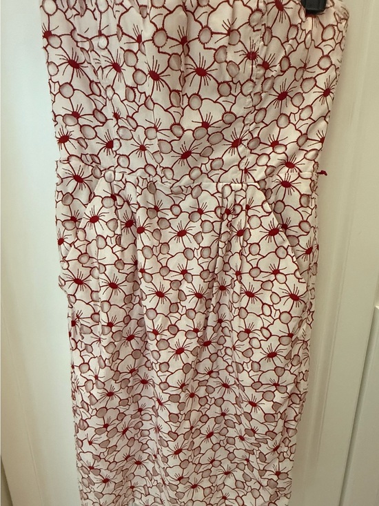 Jean Paul Gaultier | Dresses | Jean Paul Gaultier White Dress With Red ...